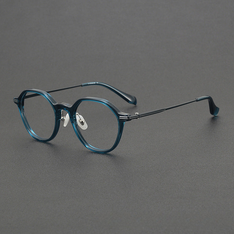 Wexler Vintage Titanium Round Glasses Frame – Charmoo