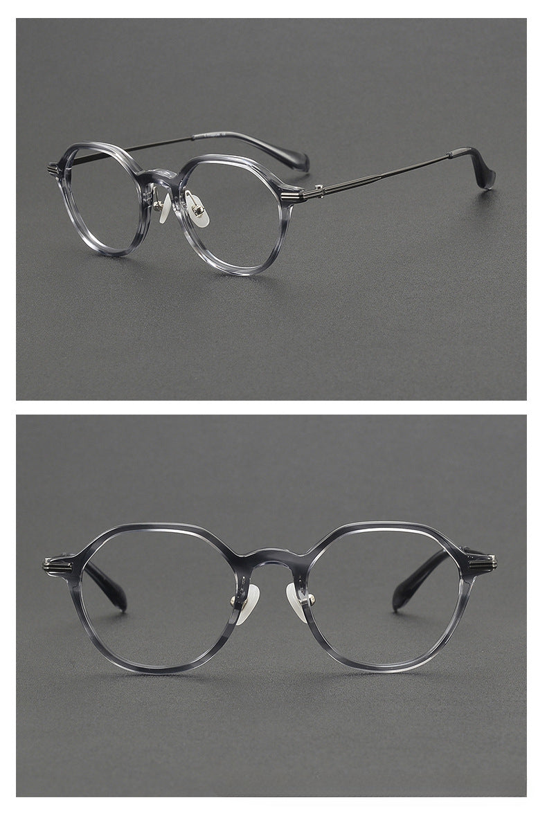 Wexler Vintage Titanium Round Glasses Frame – Charmoo