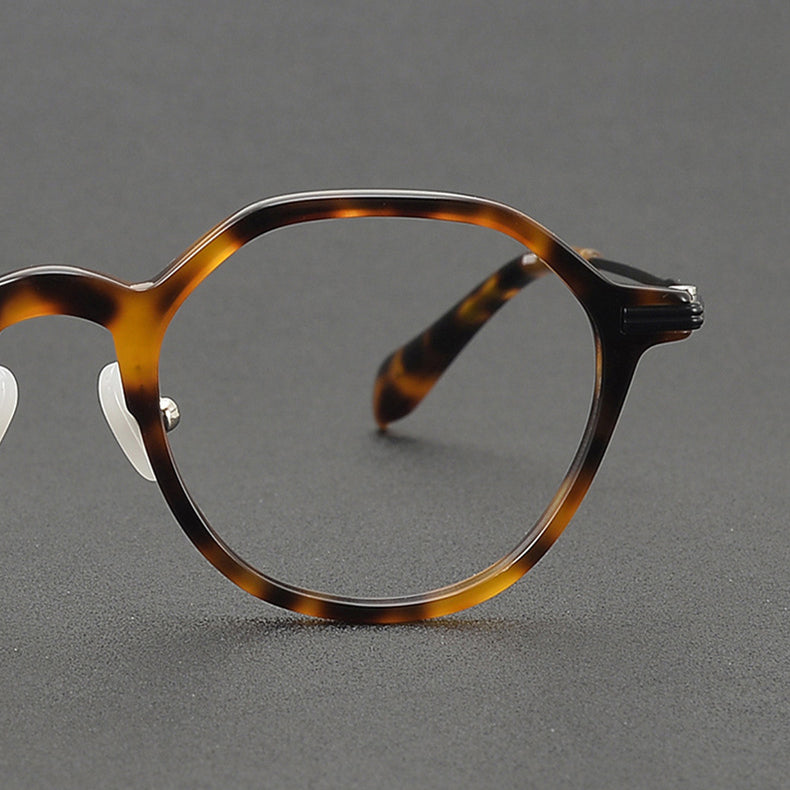 Wexler Vintage Titanium Round Glasses Frame – Charmoo