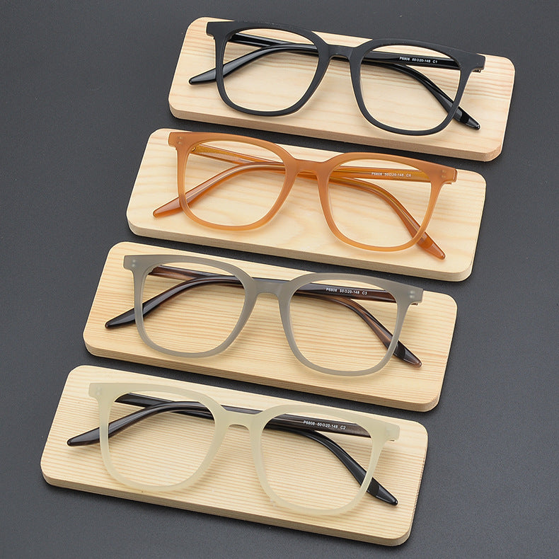 Elmer Retro Rectangle Glasses Frame – Charmoo