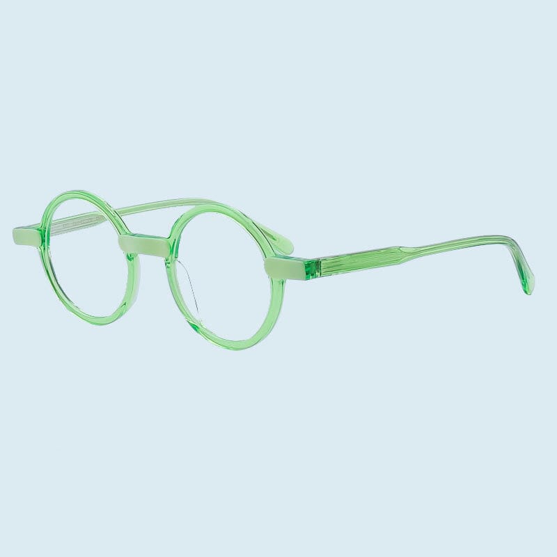 Arlo Retro Round Acetate Eyeglasses Frame – Charmoo