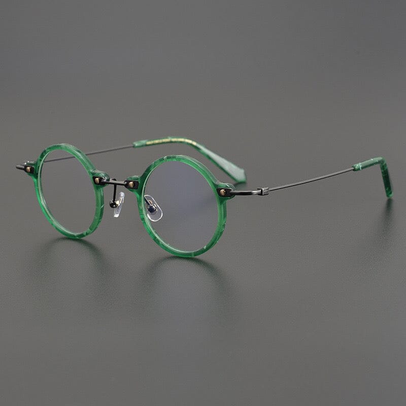 Ben Retro Round Acetate Optical Glasses Frame – Charmoo
