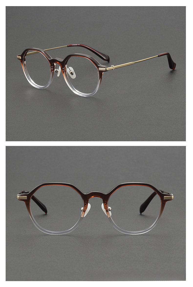 Wexler Vintage Titanium Round Glasses Frame – Charmoo