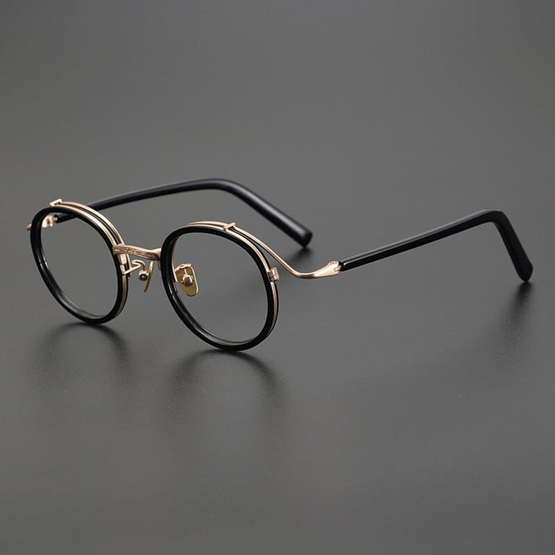 Hank Premium Series Vintage Acetate Round Glasses Frame – Charmoo