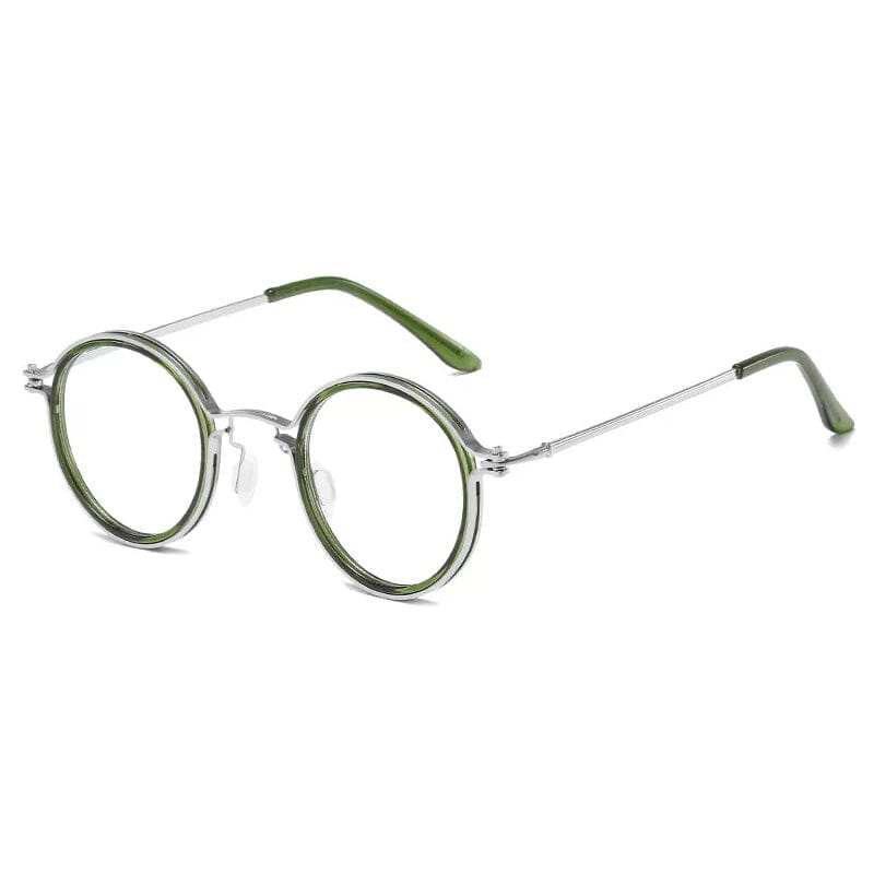 Kay Retro Round Optical Metal Glasses Frame – Charmoo