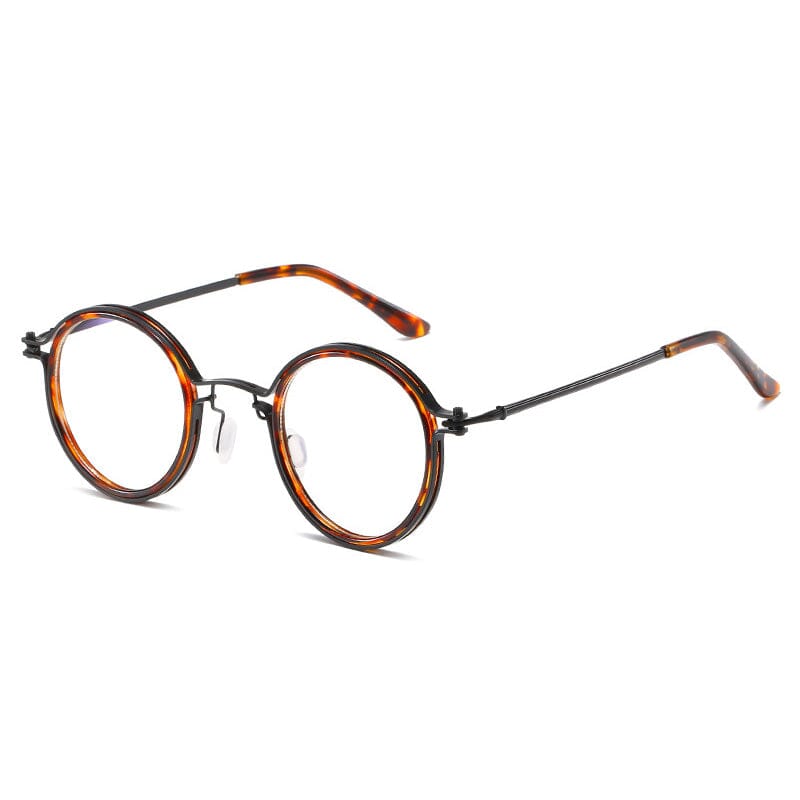 Kay Retro Round Optical Metal Glasses Frame – Charmoo