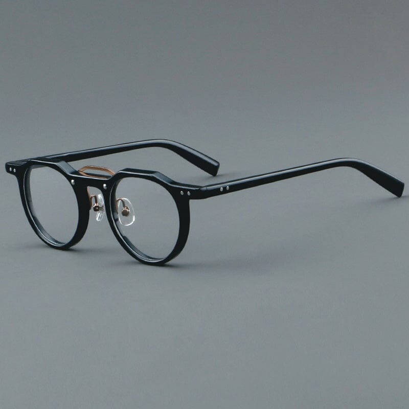 Ron Retro Round Acetate Glasses Frame – Charmoo