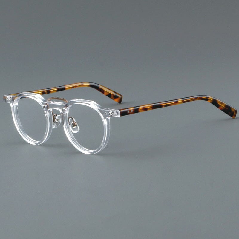 Ron Retro Round Acetate Glasses Frame – Charmoo