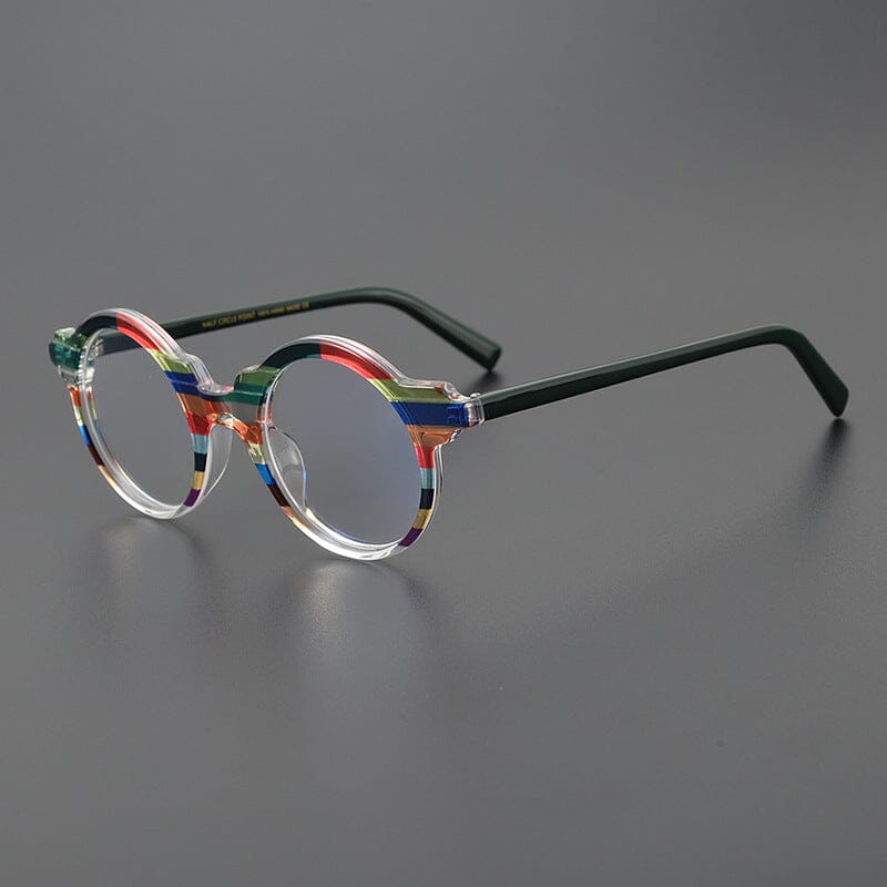 Talon Acetate Round Eyeglasses Frames – Charmoo