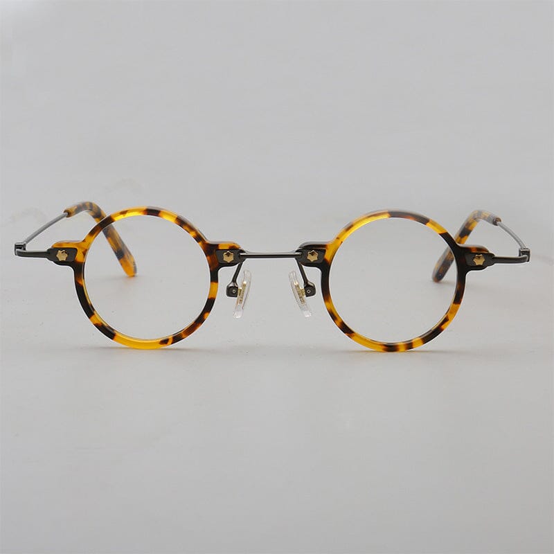 Tatsuo Retro Small Round Acetate Eyeglasses – Charmoo