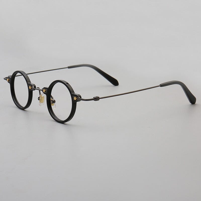 Tatsuo Retro Small Round Acetate Eyeglasses – Charmoo