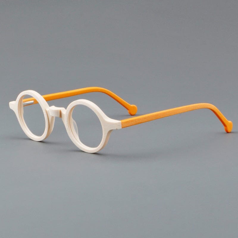 Tim Punk Retro Round Optical Acetate Glasses Frame – Charmoo